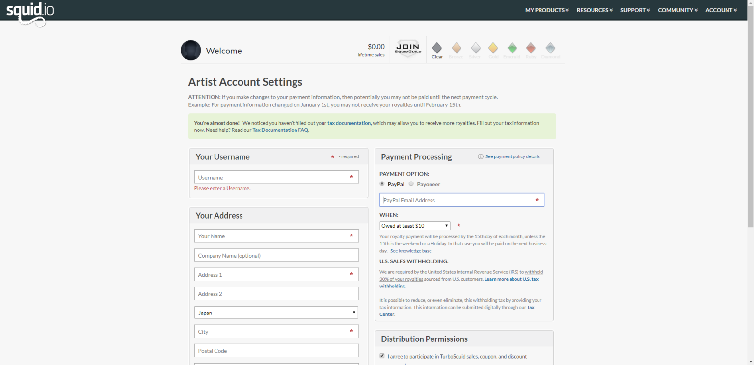 【VR/AR/MR】3DモデルサイトTurboSquidのアカウント作成方法及び販売登録 | ITマルチエンジニアブログ